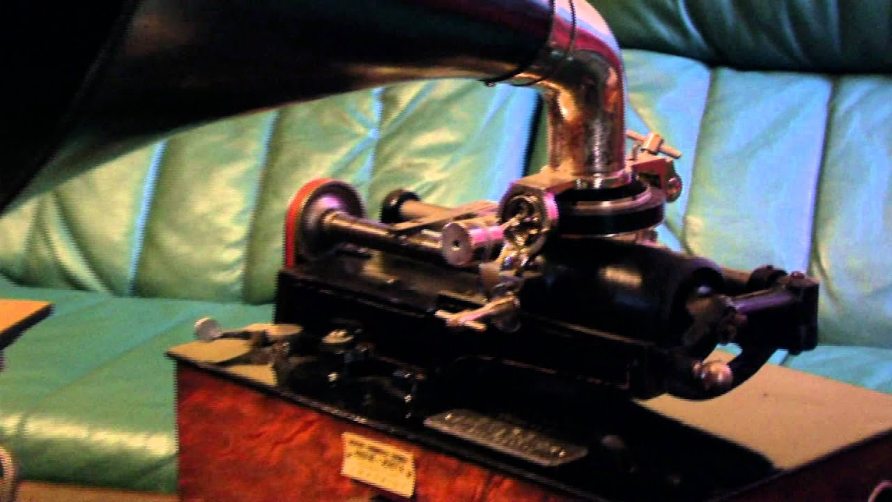 Edison Spring Motor C1898 with a Bettini Micro Reproducer C1892 - YouTube