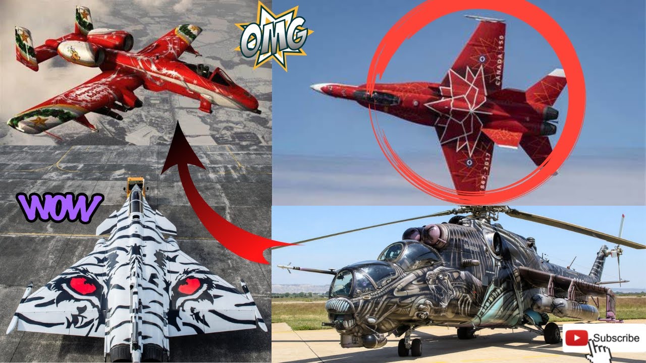 Top #10 Creative Paint Jobs On Aircraft Flying Through The Sky ...
