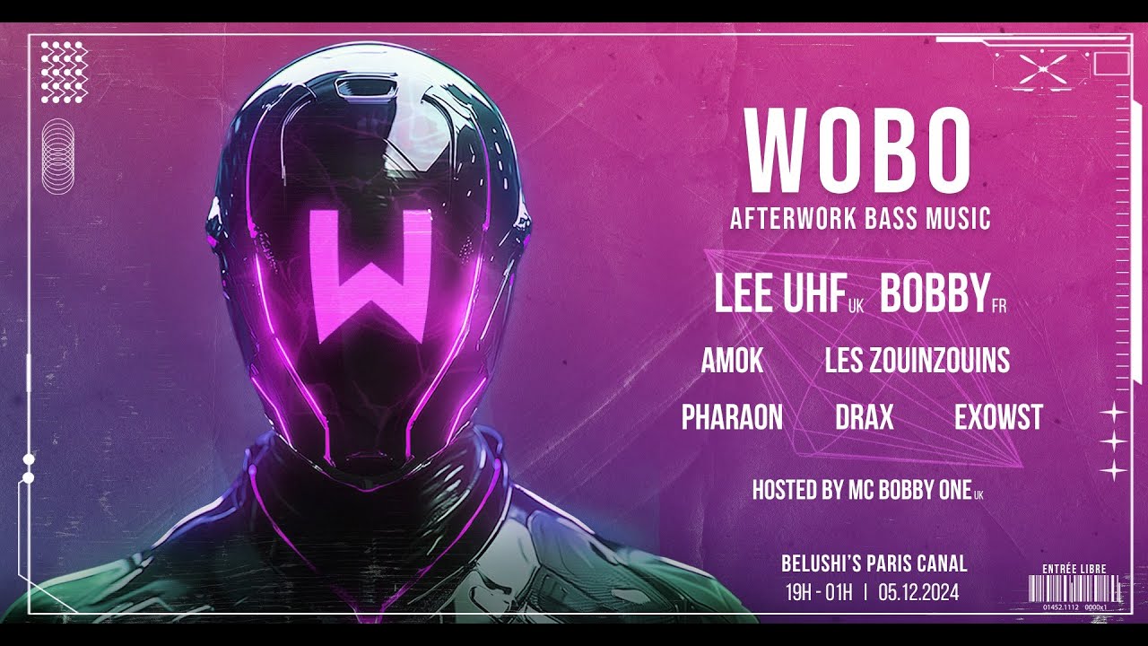 Lee UHF Live at WOBO DNB- Paris, France (February 2020) #DNB #Neurofunk ...