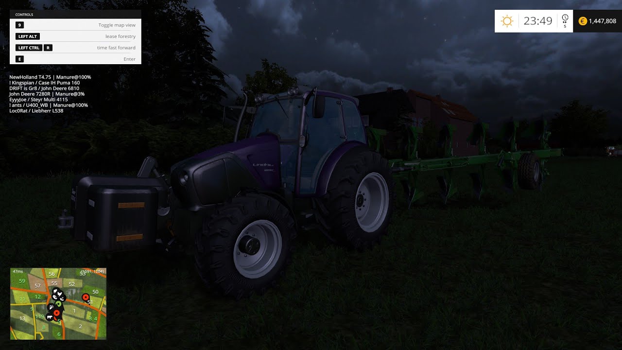 Farming Sim 15 Drive Control Mod - YouTube