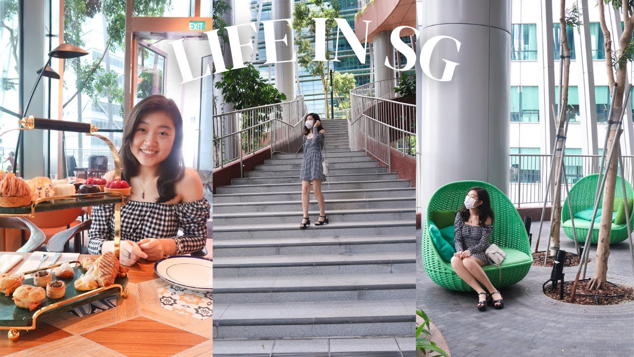 Life in SG | CapitaSpring Green Oasis, High Tea @ Sol & Luna - YouTube