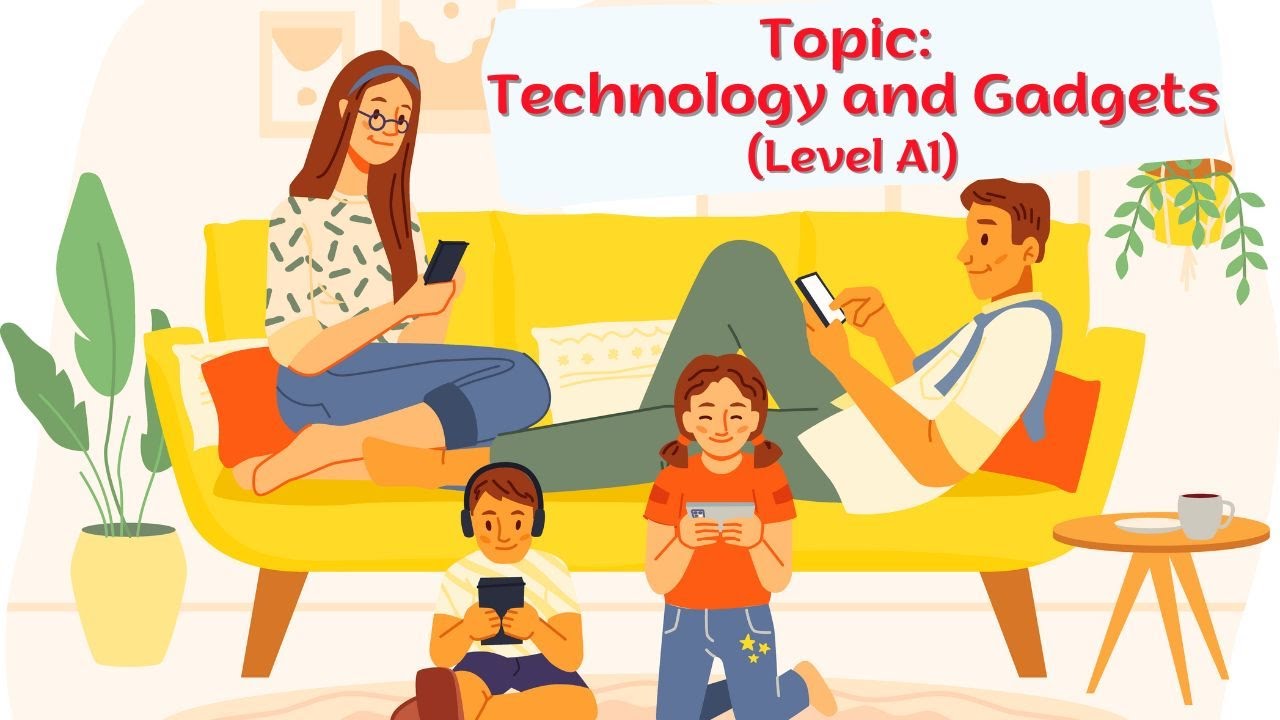 English shadowing | Technology and Gadgets | Level A1 | How to improve English - YouTube