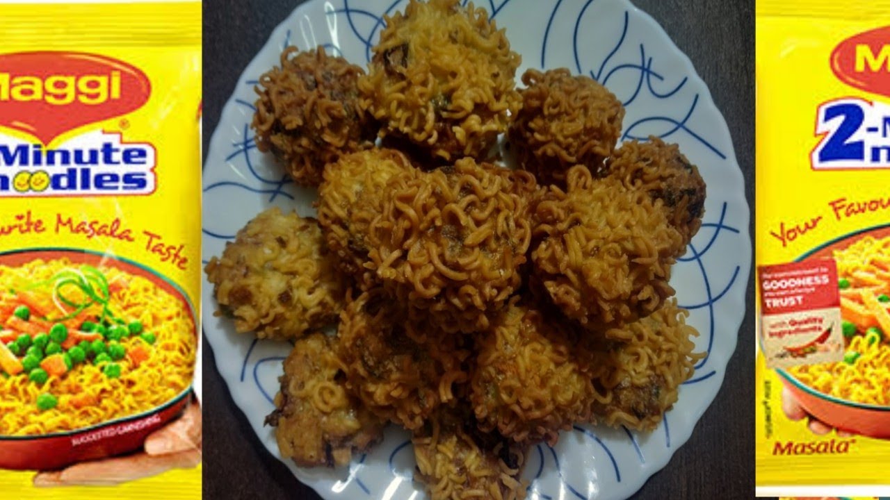 Maggie pakoda | crunchy crunchy maggie snack - YouTube