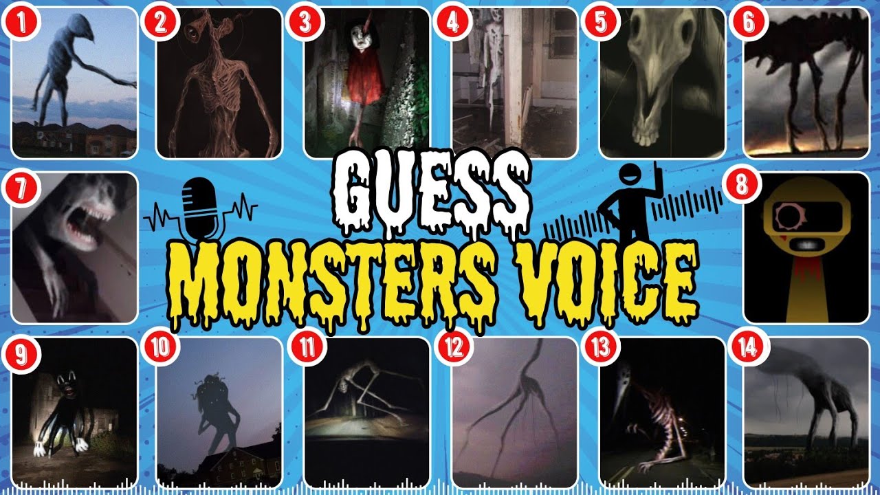 Guess All Trevor Henderson Creatures By Voice - Siren Head, Cartoon Cat ...