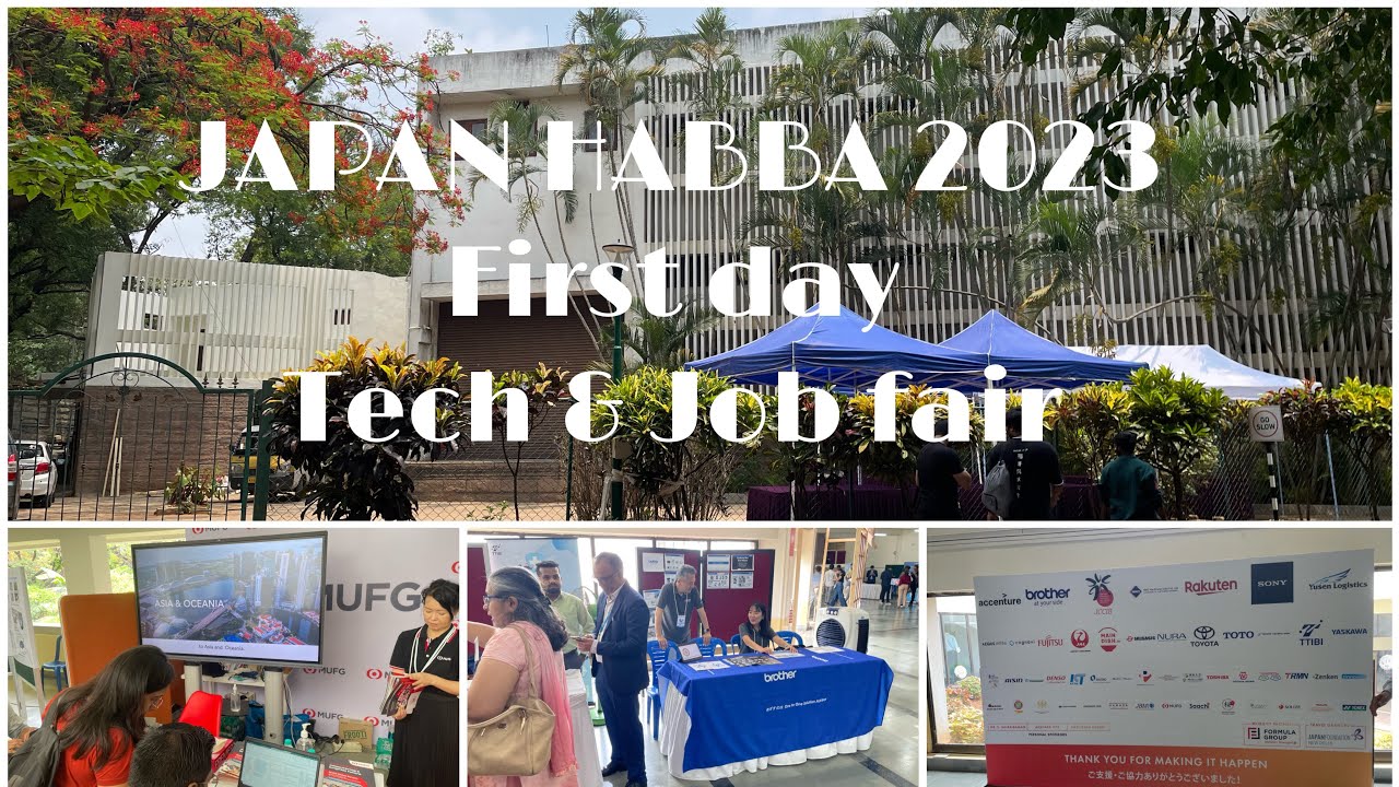 Japan Habba 2023 | first day |Tech & Job fair - YouTube