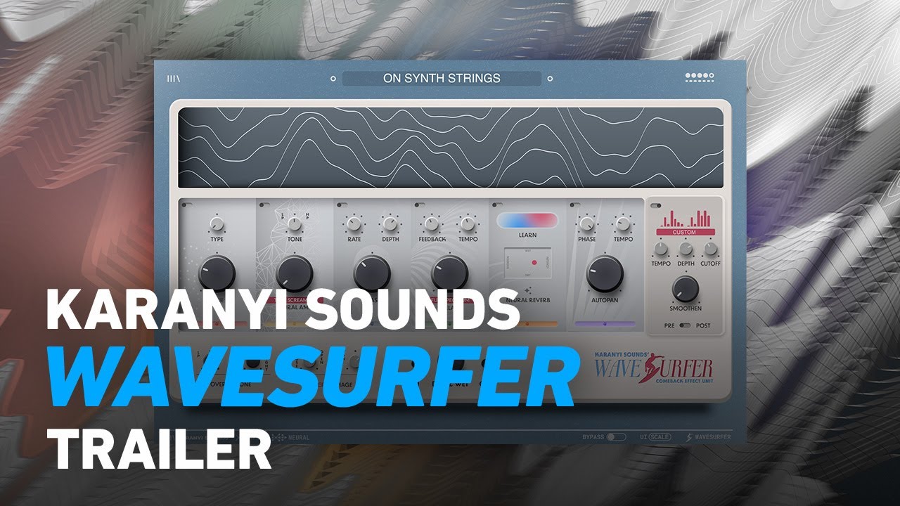 Karanyi Sounds Wavesurfer - Trailer | Plugin Alliance - YouTube