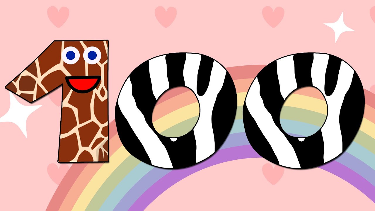 Count from 1 to 100 | Count down from 100 to 1 | 從一數到一百 (英文) - YouTube