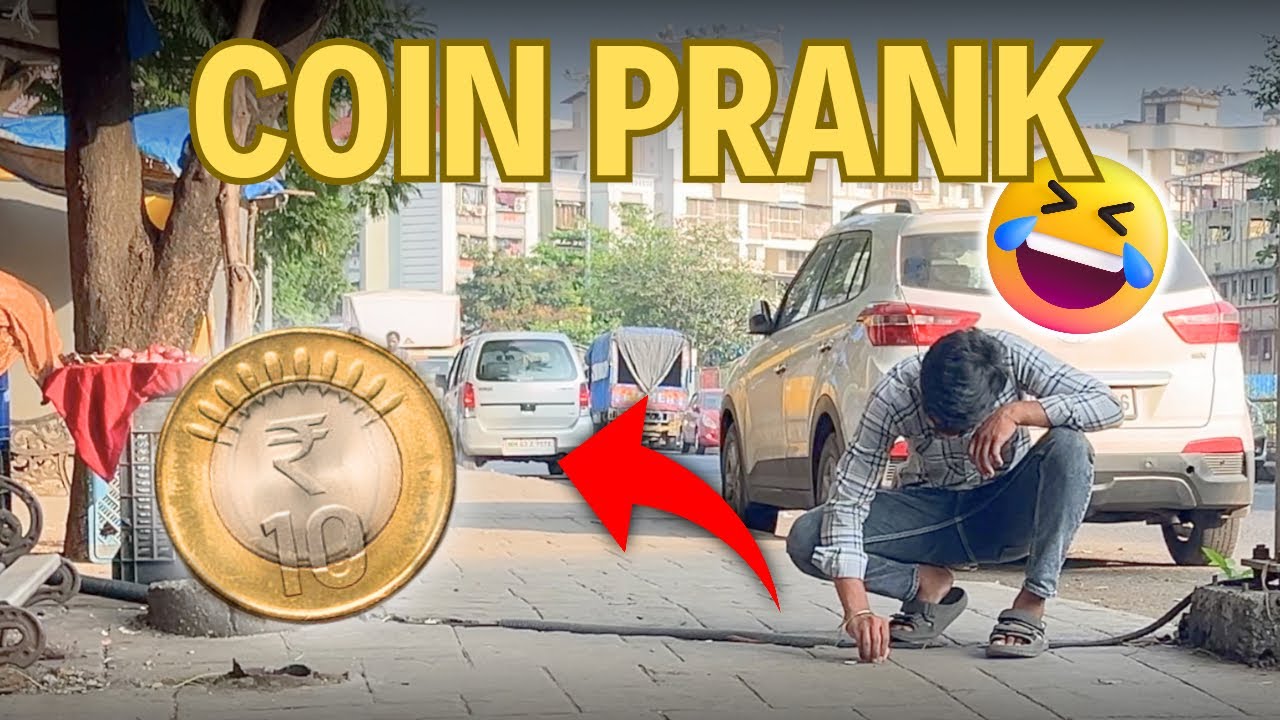 COIN PRANK 🤑🤑😂 | FUNNY ABHAYY | #prank #funny #comedy - YouTube