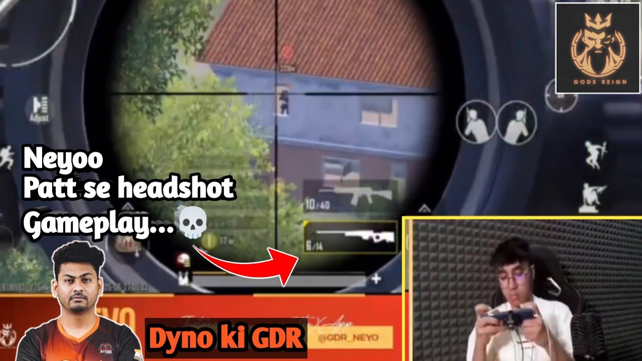 GDR Neyoo Awm Gameplay | Patt se headshot 💀 | Dyno ki GDR 🐉🔱 - YouTube