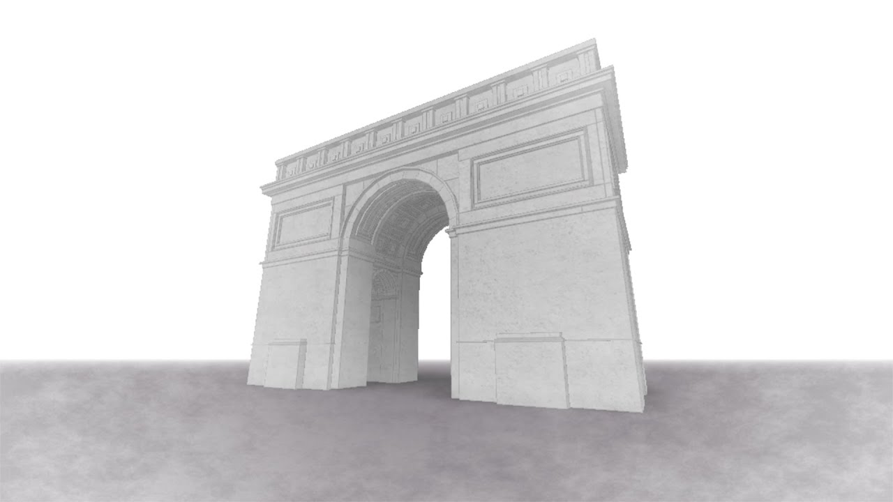 ROBLOX Time Lapse - Arch of Triumph - YouTube