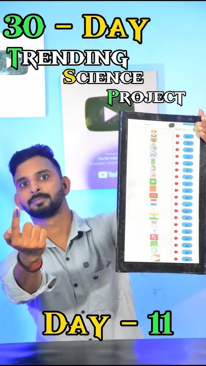 Trending Science Project Idea | How to Make EVM Machine for School ...
