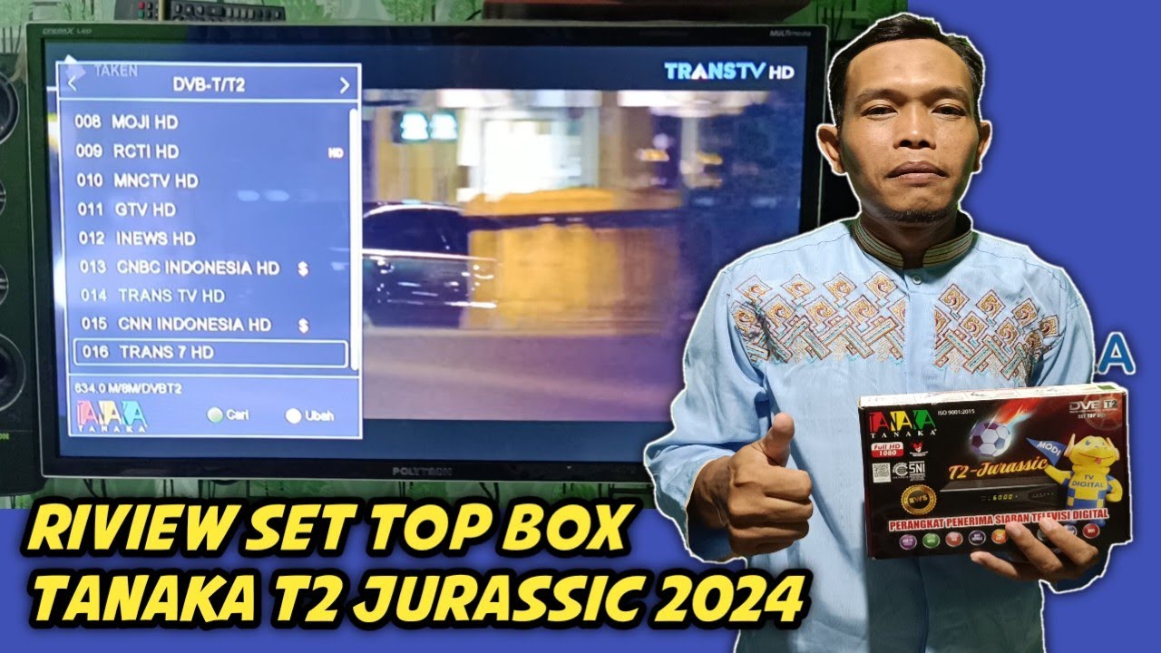Riview Set Top Box Tanaka T2 Jurassic 2024 - YouTube