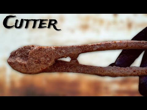 Very Rusty Wire Cutter Full Restoration - YouTube