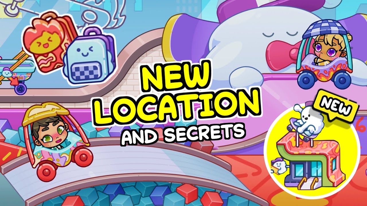 WOW!!! NEW LOCATIONS AND SECRETS IN AVATAR WORLD // HAPPY GAME WORLD ...