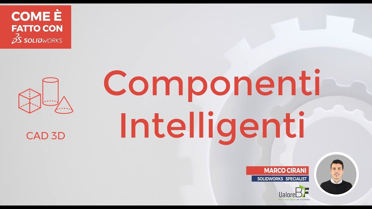 Automatizza le operazioni con gli Smart Components di SolidWorks CAD 3D ...