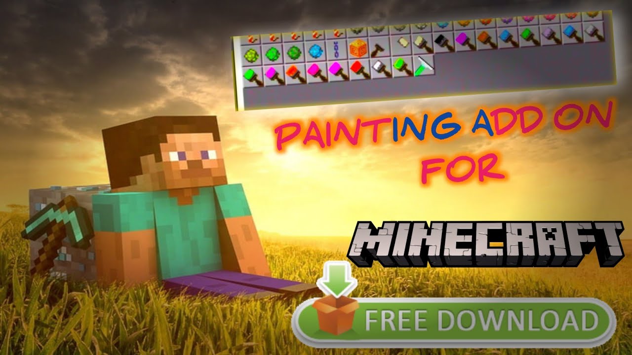 PAINTING ADD-ON FOR MINECRAFT POCKET EDITION I ANDROID I AG GAMER ...