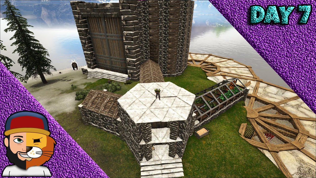 Ark Survival Evolved Fjordur: Upgrading The NEW Base And New Watch Dogs ...