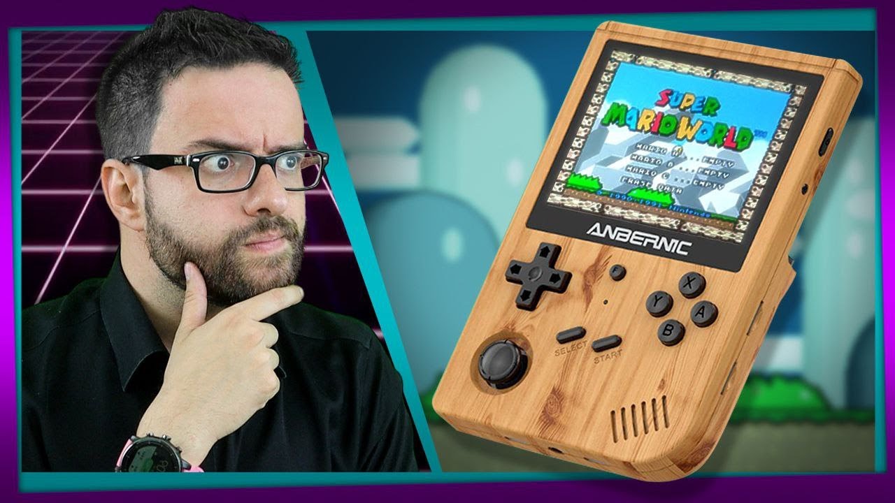A Game Boy made of WOOD?! (RG351V hands on!) - YouTube