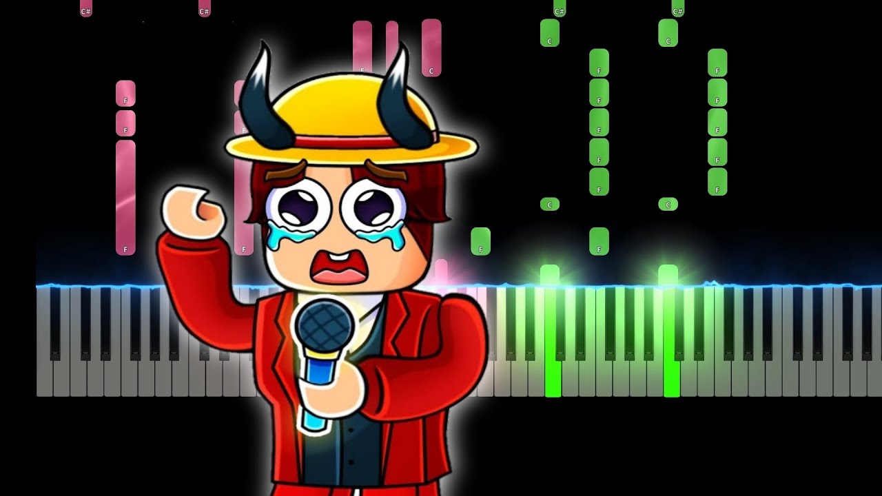 The Middle Kid (Feat. VAVA)🎵😭 [ Roblox Music Video ] Piano Tutorial ...