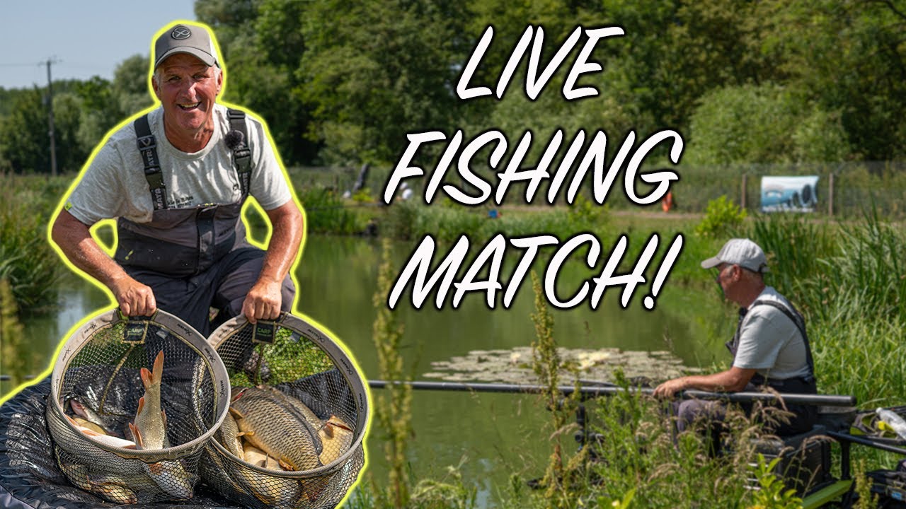 LIVE FISHING MATCH! Pole fishing for Carp and Barbel at Twin Lakes ...