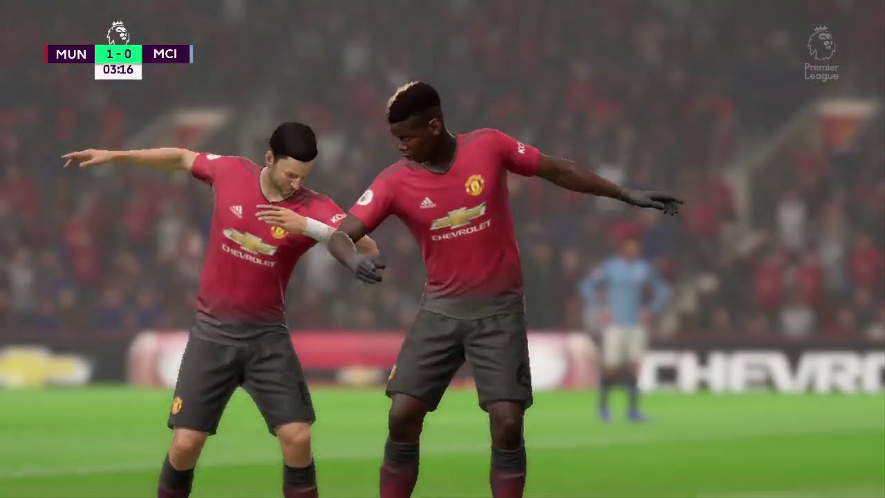 Man City vs Man United highlights 2-0 (FIFA) - YouTube