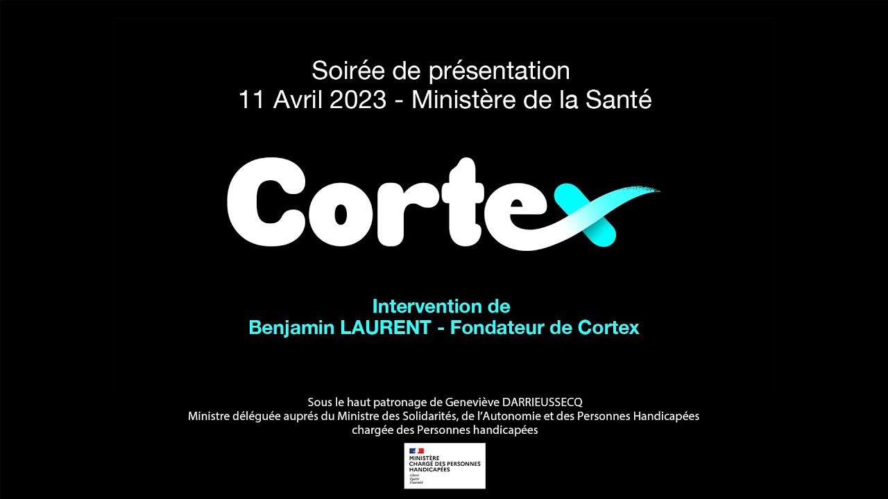 Présentation de Cortex : Intervention de Benjamin LAURENT - Fondateur ...