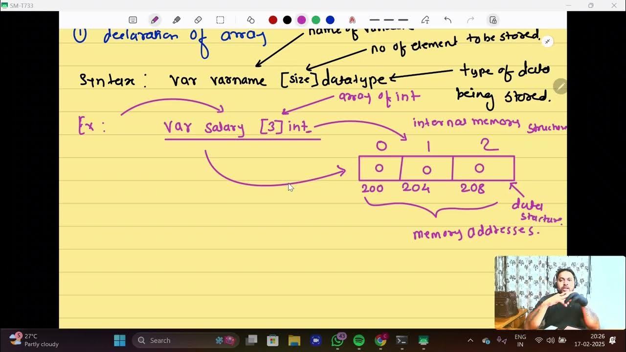 #Golang | Array in Details - YouTube