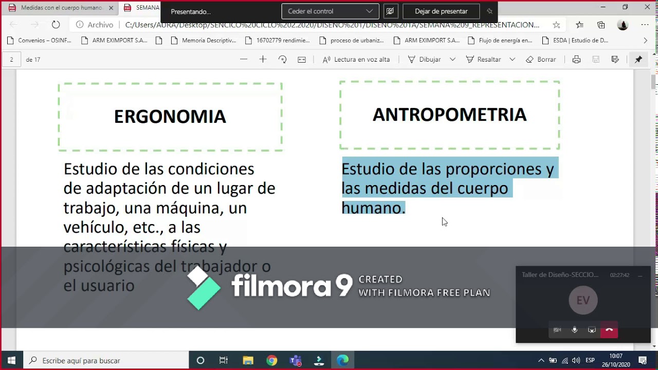 Clase de Ergonometria y Antropometria medidas - YouTube