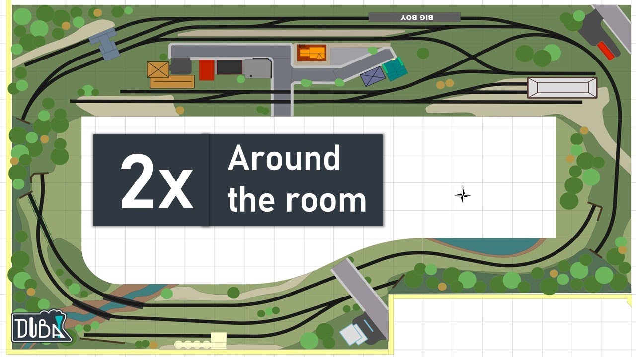 2x Around the Room Design yielding 110ft continuous run. ~186 - YouTube