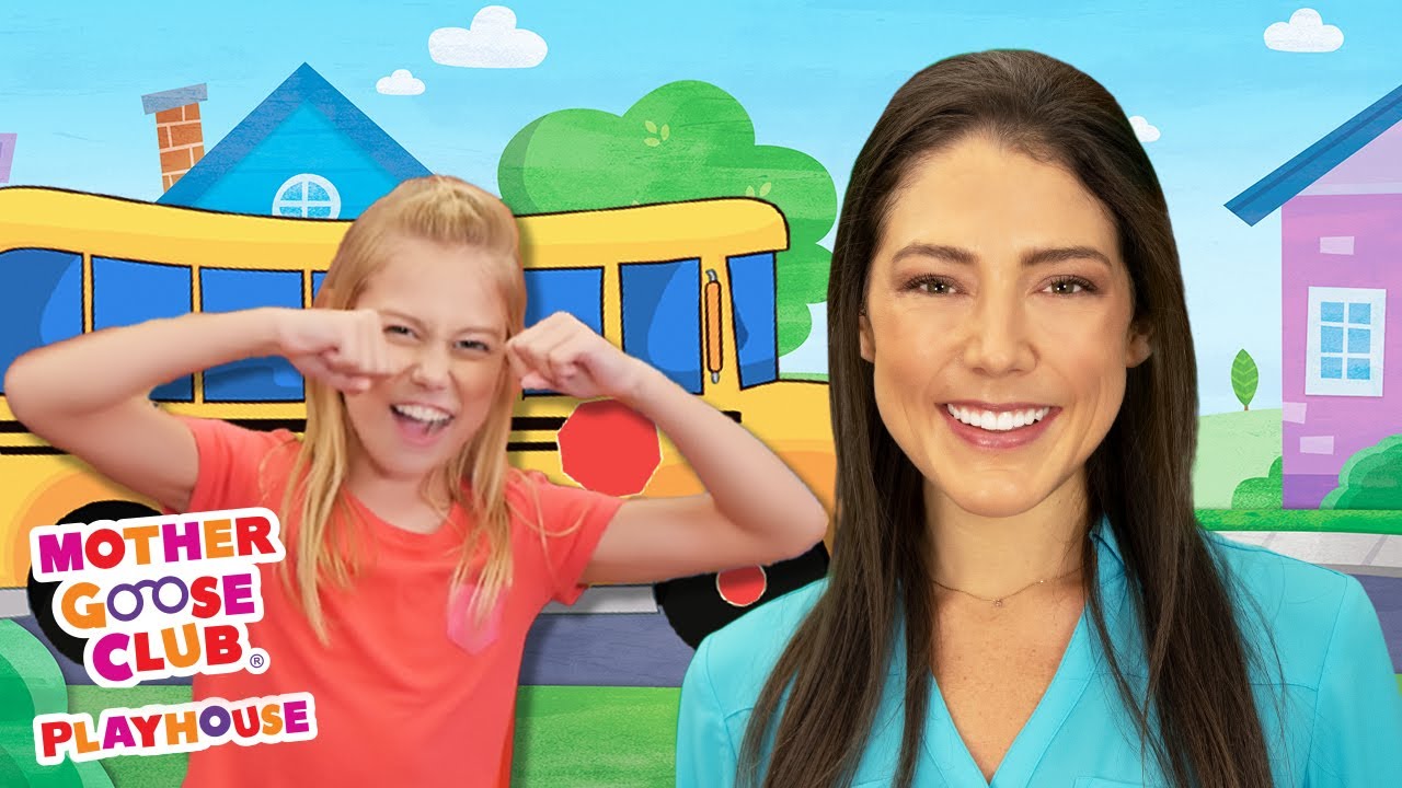 The Wheels on the Bus + More | Mother Goose Club Playhouse Songs ...