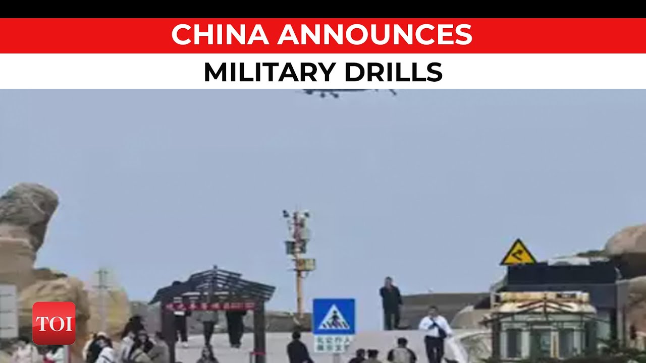 China Taiwan Conflict China Launches Three Days Of Military Drills In