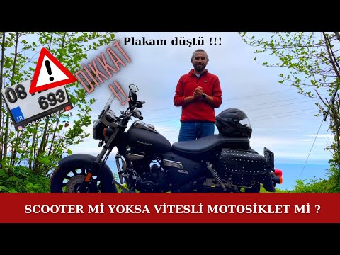 Scooter Mi Yoksa Vitesli Motosiklet Mi Almalıyız ... İlk motosiklet tavsiyesi - Plakam kayboldu !!!