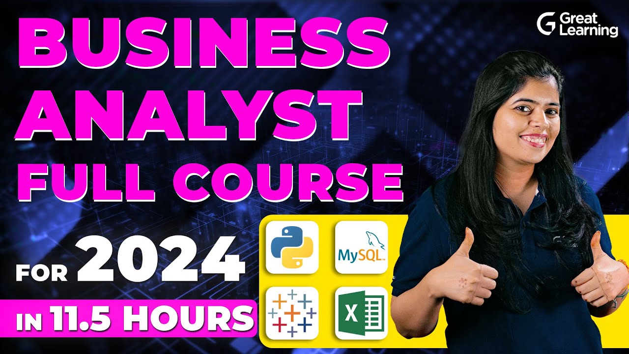 Business Analyst Full Course for 2024 | Business Analytics | Business ...