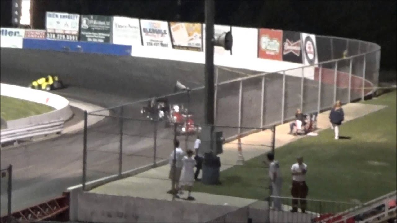 USAC HPD Eastern Midget Series at ACE Speedway Twin 25 9-19-14 - YouTube