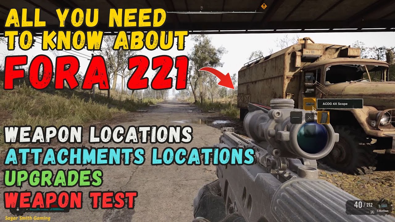 STALKER 2 Fora 221 Full Guide: Locations, Attachments Locations ...