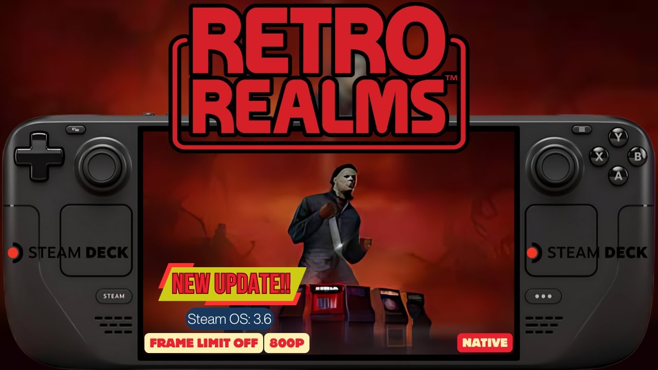 RetroRealms: Halloween | Steam Deck Gameplay Performance | SteamOS 3.6 ...
