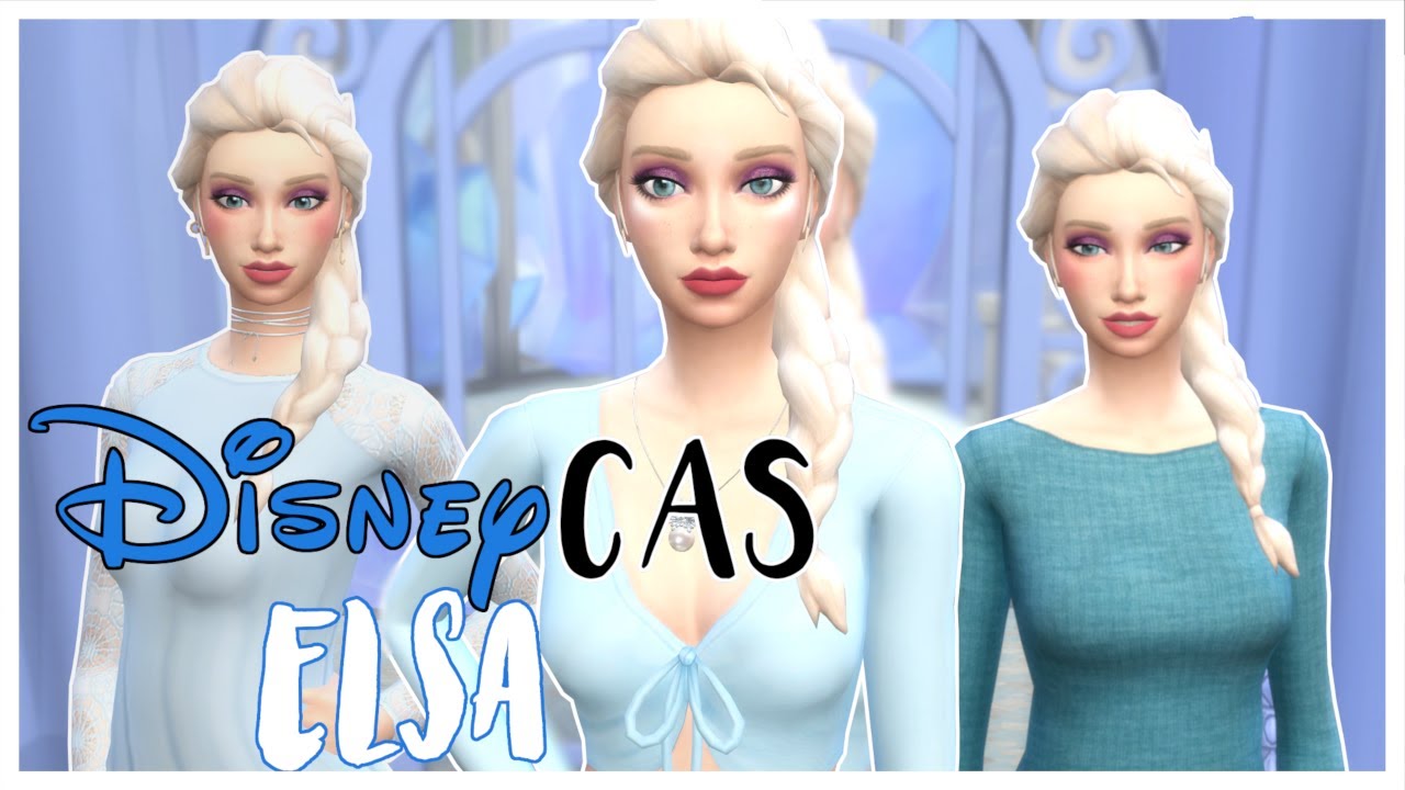 Modern Elsa! | Disney CAS | The Sims 4 - YouTube