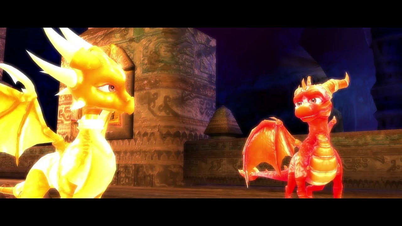 the legend of spyro dawn of the dragon - lava spyro and cynder texture ...