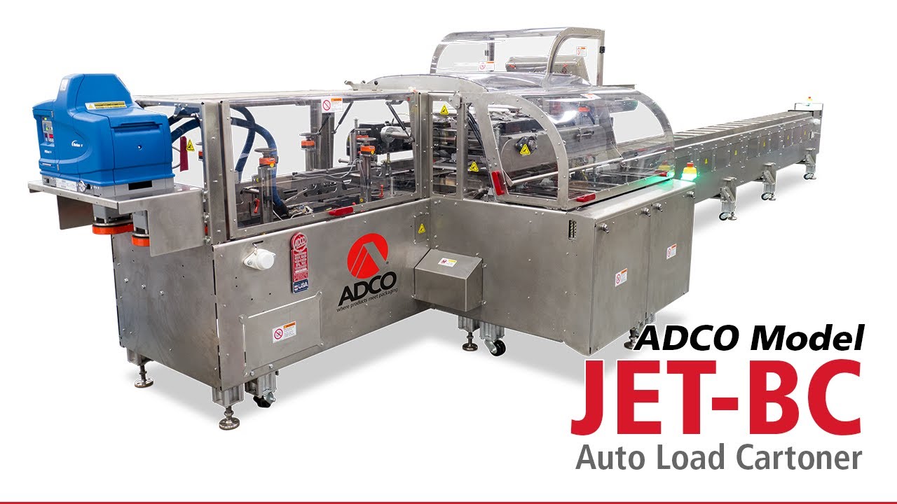ADCO Model JET BC - Auto Load Cartoner - YouTube