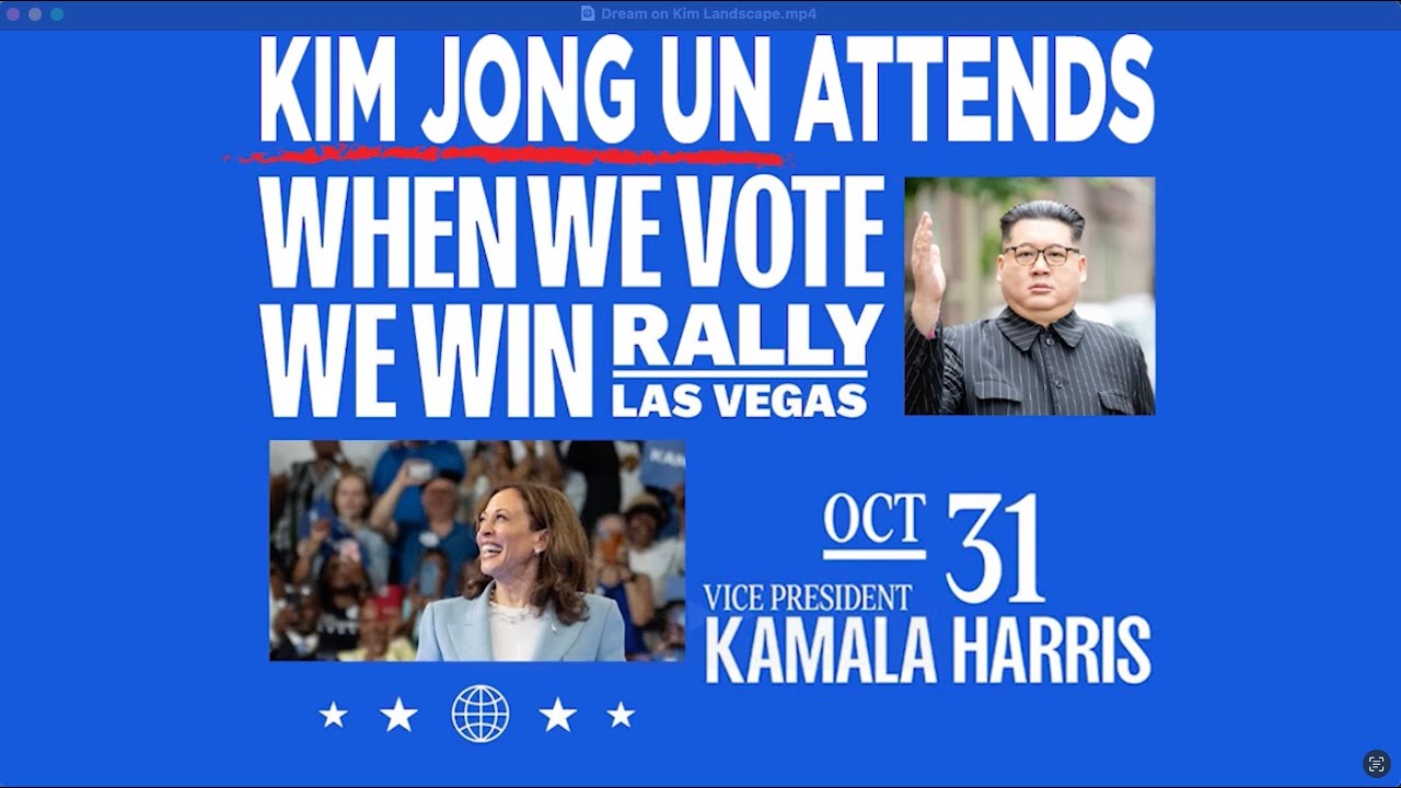 "Kim Jong Un" Shocks Kamala Harris & Husband with Surprise Trump ...