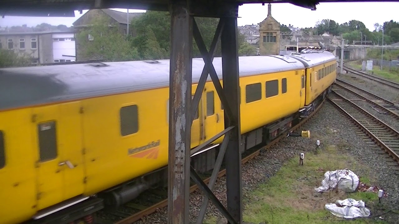 Network Rail PLPR Test Train DRS 37407 tnt 37419 1Q83 Carnforth 11/09 ...