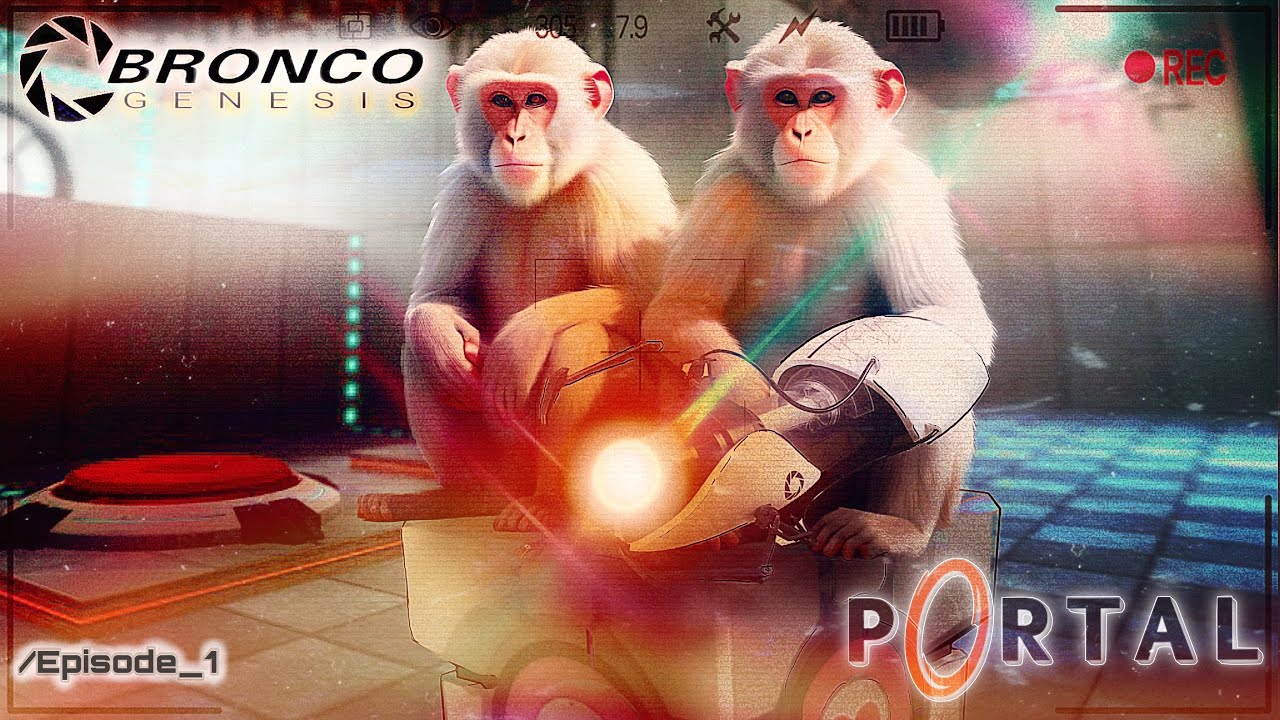 TWO MONKEYS & A PORTAL GUN - YouTube