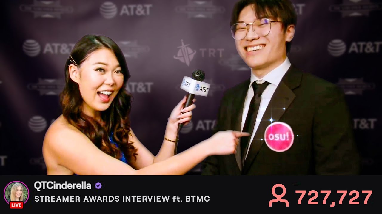 I brought osu! to the Streamer Awards - YouTube