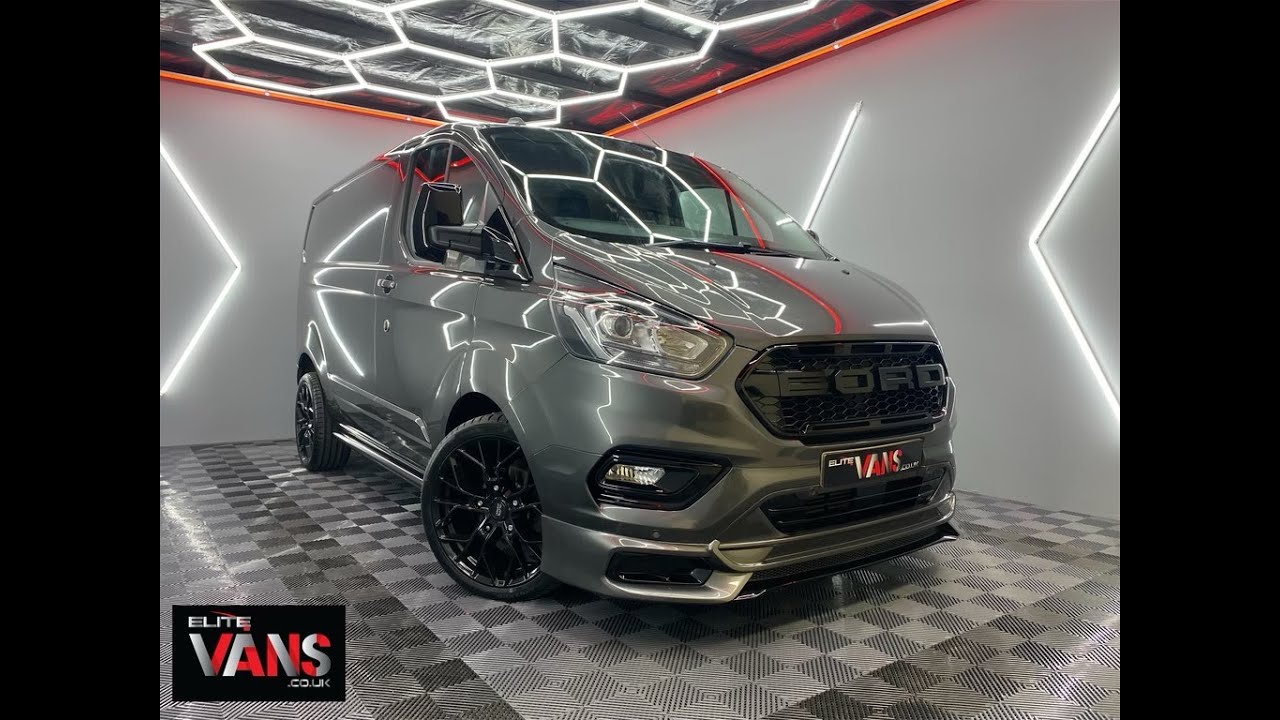 2021 71 Ford Transit Custom Van in Magnetic Elite Edition - YouTube