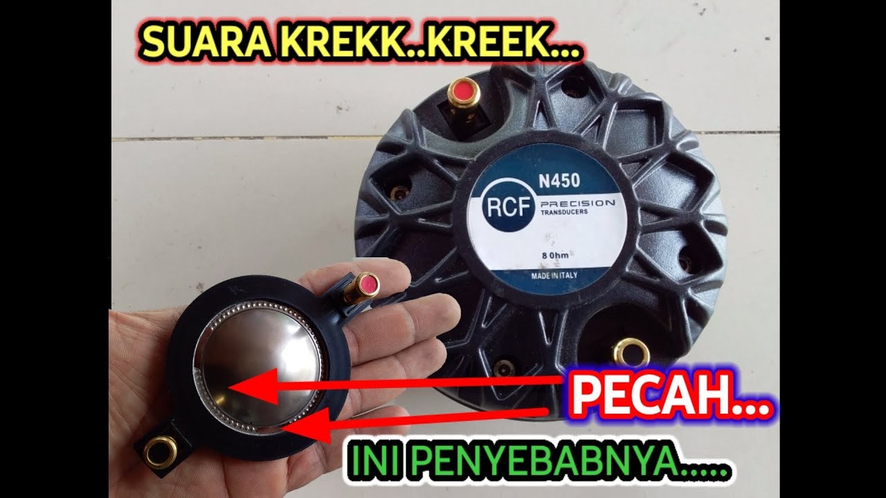 ganti spul driver tweter D3#spul robek - YouTube