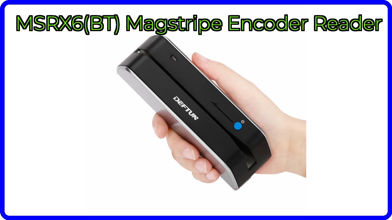 REVIEW (2026): MSRX6(BT) Magstripe Encoder Reader. ESSENTIAL details ...