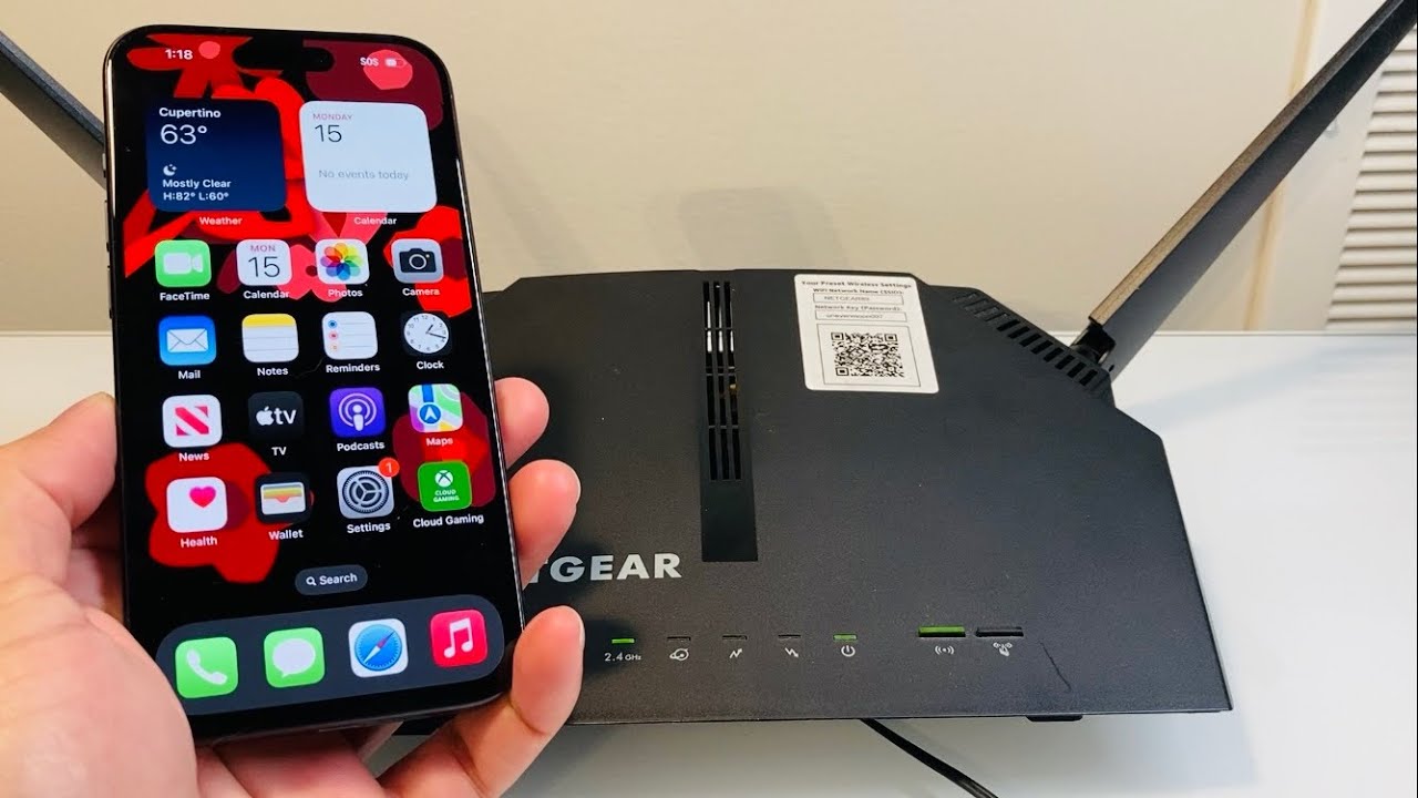 How to Connect to Modem Router with QR Code on iPhone - YouTube