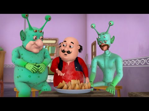 Aliens आए Motu Patlu के घर | Motu-Patlu