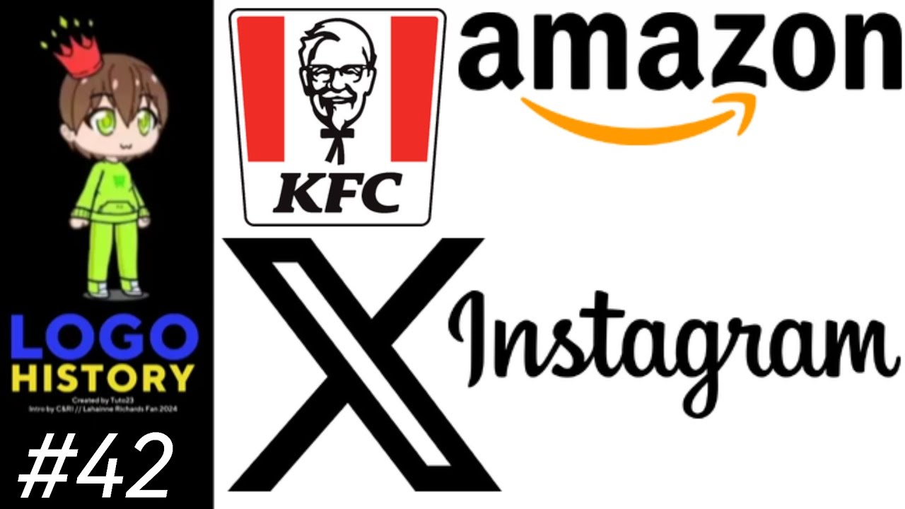 Logo History #42 X, KFC, Amazon & Instagram - YouTube
