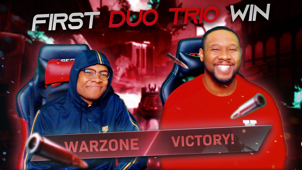 2 BROS FIRST DUO TRIO WIN IN WARZONE! CALL OF DUTY MW - YouTube